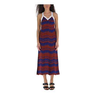 Wales Bonner Elegantes Maxikleid - - Dresses - Damen - Rot - XS