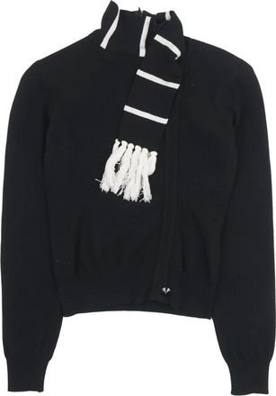 Dolce & Gabbana Femme, Pulls, Noir, Taille: 42 FR Turtleneck