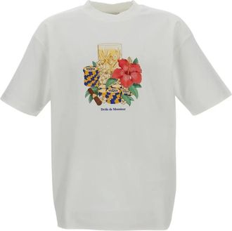 Dr&ocirc;le de Monsieur Homme, Tops, Blanc, Taille: S T-Chemises