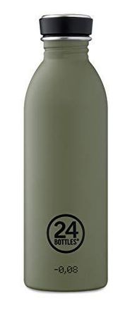 24 Bottles 24BOTTLES Bouteille deau super légère | Bouteille réutilisable en acier inoxydable sans BPA | Urban Bottle | Design original italien (Sage, 500 ml)