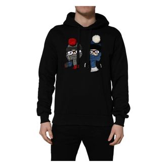 Dolce & Gabbana Herren, Sweatshirts & Hoodies, Schwarzk, LGr&ouml;&szlig;e