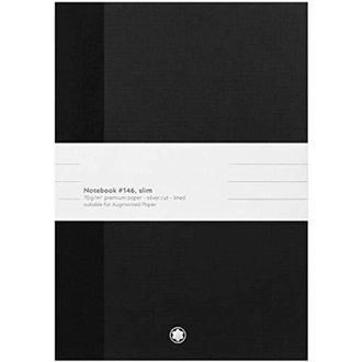 Montblanc 2 x Notebook 146 Slim, black, lined