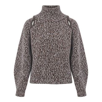 Sessun Yinga Turtleneck - Femme - Pulls - Brun - Taille: 38 FR