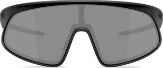 Oakley Sonnenbrille mit Shield-Gestell - Schwarz