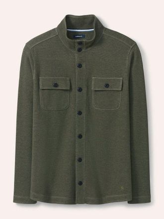 Walbusch Sweatjacke Herren Sweatjacke Stehkragen, pflegeleicht