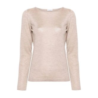 Brunello Cucinelli Femme, Pulls, Rose, Taille: 42 FR T-shirt Décontracté en Jersey à Rayures