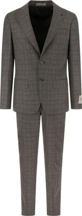 Corneliani Einreiher Anz&uuml;ge - - Suits - Herren - Braun - S