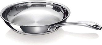 Beka 12068394 Chef Poêle à frire en acier inoxydable 28 cm, Argenté