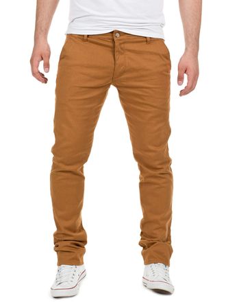 Yazubi Dustin - Herren Chino Hose - Chinohose Aus Baumwolle - Männer Stoffhose, Braun (Camel Otter 181018), W38/L32