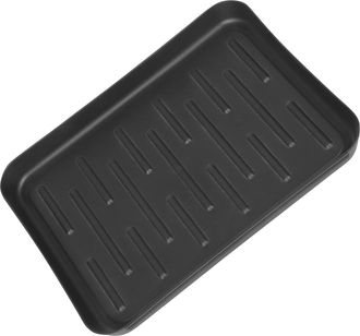 Yarnow wasserdichte Mehrzweckschale, 35 X 27 cm, Schwarze Kunststoff-auffangschale - f&uuml;r Schuhe, Kofferraum, Futter- Und Wassern&auml;pfe f&uuml;r Haustiere, Blument&ouml;p