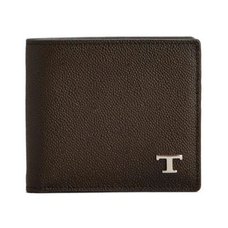 Tod's Homme, Accessoires, Brun, Taille: ONE Size Portefeuille en Cuir Élégant pour Homme