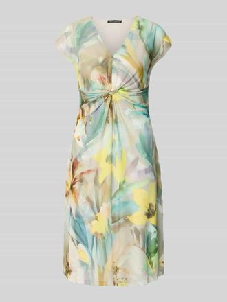 Betty Barclay Minikleid mit V-Ausschnitt und Knotendetail