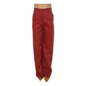 Max Mara Damen, Hosen, Rot, XLGr&ouml;&szlig;e