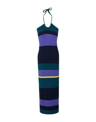 8 by YOOX KNIT HALTERNECK MAXI DRESS