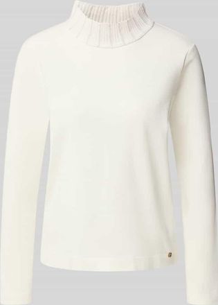 Marc Cain Langarmshirt mit strukturiertem Stehkragen