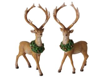 Boltze Elliot Figur Hirsch Sortiert braun 15cm (1 St&uuml;ck)