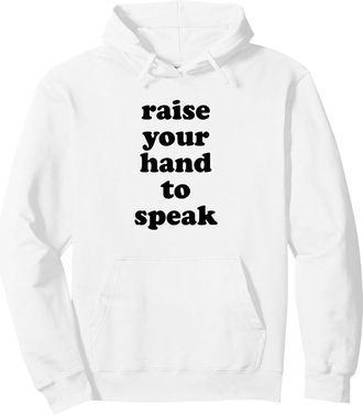 BDAZ Lehrer Heben Ihre Hand, um Grundschule zu sprechen Pullover Hoodie