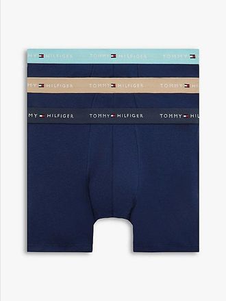 Tommy Hilfiger Lot de 3 boxers longs Signature &agrave; logo