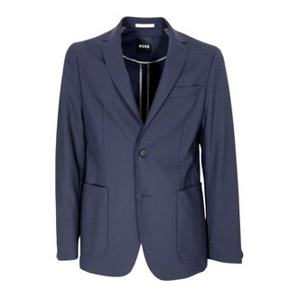 HUGO BOSS Slim Fit Jacket P-Hanry-232 - - Jackets - Herren - Blau - 3XL
