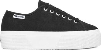 Superga Sneakers aus Stoff 3790 Platform S3134MW Schwarz