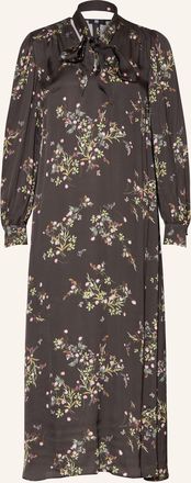 Riani Riani Satinkleid Mit Abnehmbarer Schluppe braun