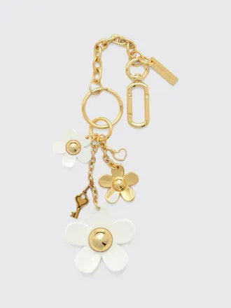 Marc Jacobs Porte-cl&eacute;s Daisy en m&eacute;tal en forme de fleur avec charm