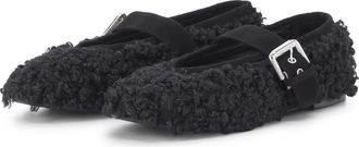 Fabio Rusconi Mary-Jane Ballerinas mit Teddyfell