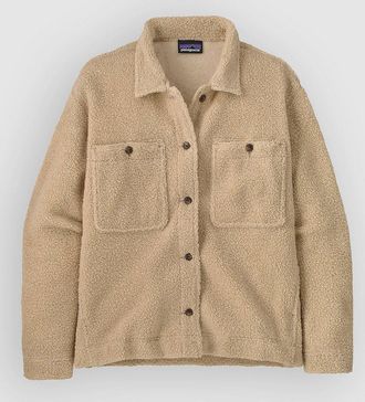 Patagonia Reclaimed Sweater Shirt Jacke dark natural