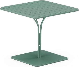 Vente-Unique Gartentisch - L. 80 cm - Metall - Mandelgrün - MIRMANDE von MYLIA