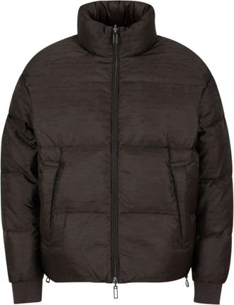 Emporio Armani Homme, Vestes, Vert, Taille: XL Veste matelass&eacute;e &agrave; logo int&eacute;gral