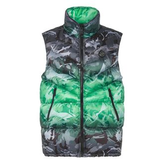 Plein Sport Homme, Vestes, Multicolore, Taille: M Padded Vest Neon Amazon Edition