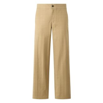 Burberry Straight Hosen - - Trousers - Herren - Beige - L
