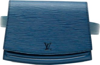 Louis Vuitton Bauchtaschen - Epi Tilsitt Belt Bag - Gr. ONE SIZE - in Blau - f&uuml;r Damen