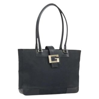 Gucci Pre-owned Canvas Tote Bag - - Pre-owned - Damen - Schwarzk - ONE SIZE