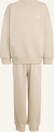 adidas Originals Adidas Originals Jogginganzug Mit Rundhalsausschnitt, Locker Geschnitten beige