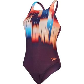 Speedo Damen Schwimmanzug Womens Digital Printed Medalist