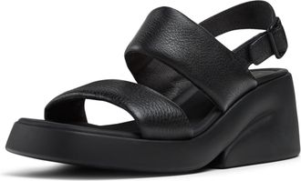 Camper Damen Kaah K201352 2-Strap Sandal, Schwarz 010, 41 EU
