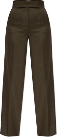 Max Mara Casual Hose - Dunkelgr&uuml;n