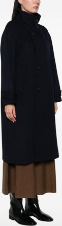 Nicholson & Nicholson Wool Coat - Navy