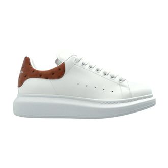 Alexander McQueen Ledersneaker mit Logo - - Shoes - Damen - Wei&szlig; - 39 1/2 EU