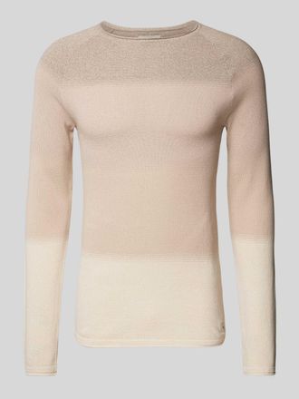 Jack & Jones Regular Fit Strickpullover aus reiner Baumwolle
