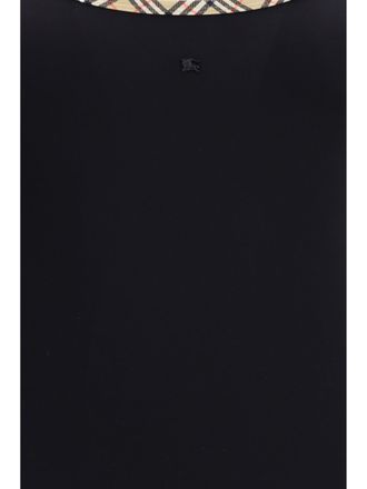 Burberry Womens One-Piece Swimsuit Black General Swimwear Sea Clothing