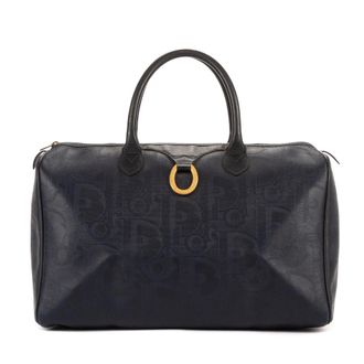 Dior Crossbody Bags - Vintage Medium Travel Boston - Gr. unisize - in Blau - f&uuml;r Damen