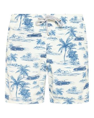 MC2 Saint Barth Badeshorts mit Longdrink-Motiven in