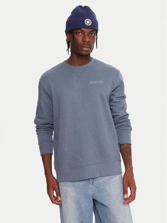 Quiksilver Sweatshirt Salt Water Graphic EQYFT05127 Blau Comfort Fit