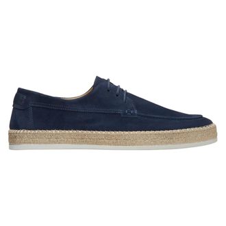 Estro & Luminara Homme, Chaussures, Bleu, Taille: 44 EU Mocassins bleu marine &agrave; lacets