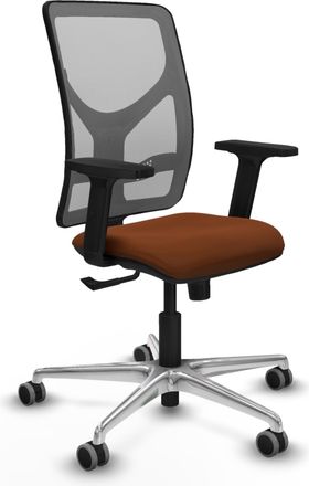 Piqueras y Crespo Stuhl aus PC-Mesh, mit 2D-Armlehnen, h&ouml;henverstellbare Lendenwirbelst&uuml;tze, ausgestattet mit 3 Positionen und Schneideschaum. Mit Rollen von 65 mm, Par