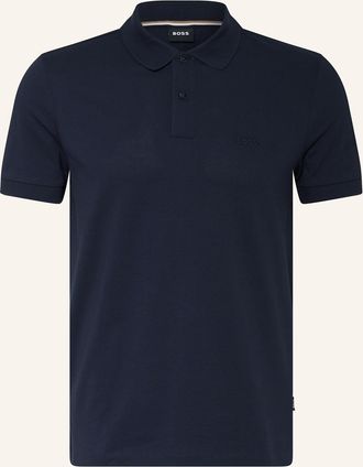HUGO BOSS Piqué-Poloshirt Pallas Regular Fit blau