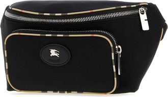 Burberry Black Polyester Polyurethane Borse A Mano Bag