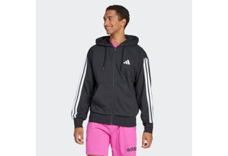 adidas Kapuzensweatshirt ESSENTIALS 3-STREIFEN FRENCH TERRY